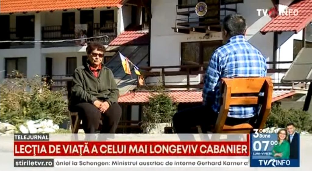 Maria Bordea, cel mai longeviv cabanier din România, își face meseria ...